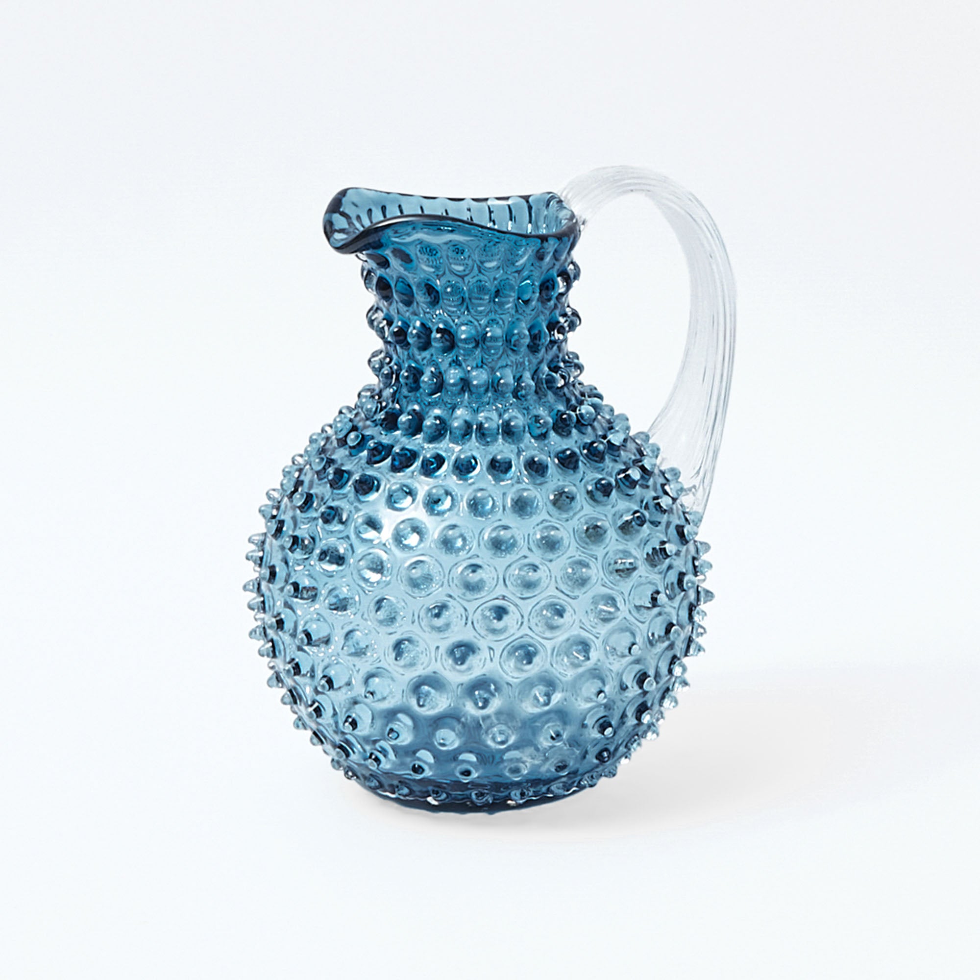 Hobnail Navy Jug– Mrs. Alice