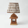 Rattan Rechargeable Pagoda Lamp