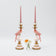 Pink Parrot Candle Holder (Pair)