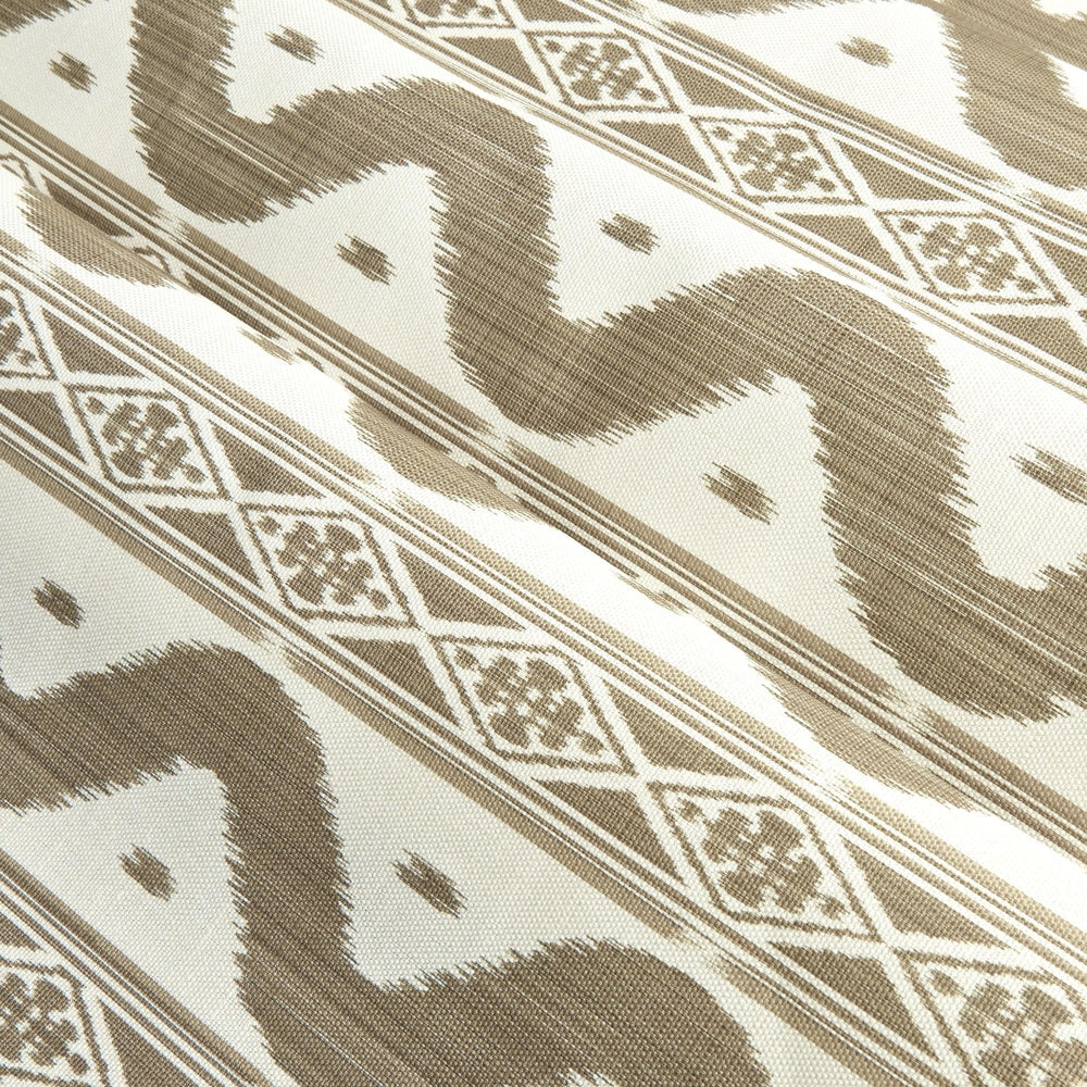 Putty Ikat Stripe Fabric