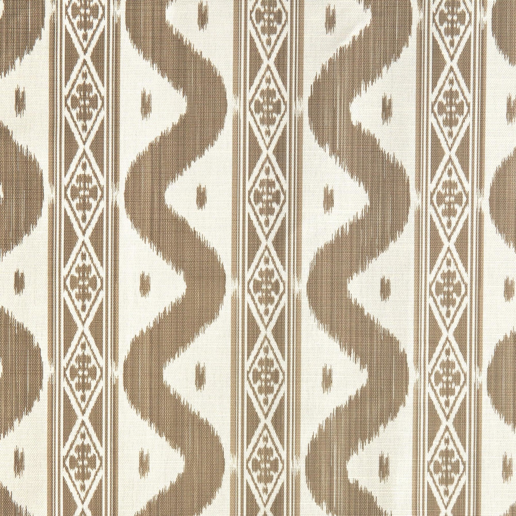 Putty Ikat Stripe Fabric