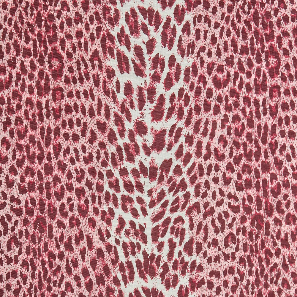 Raspberry Pink Leopard Fabric