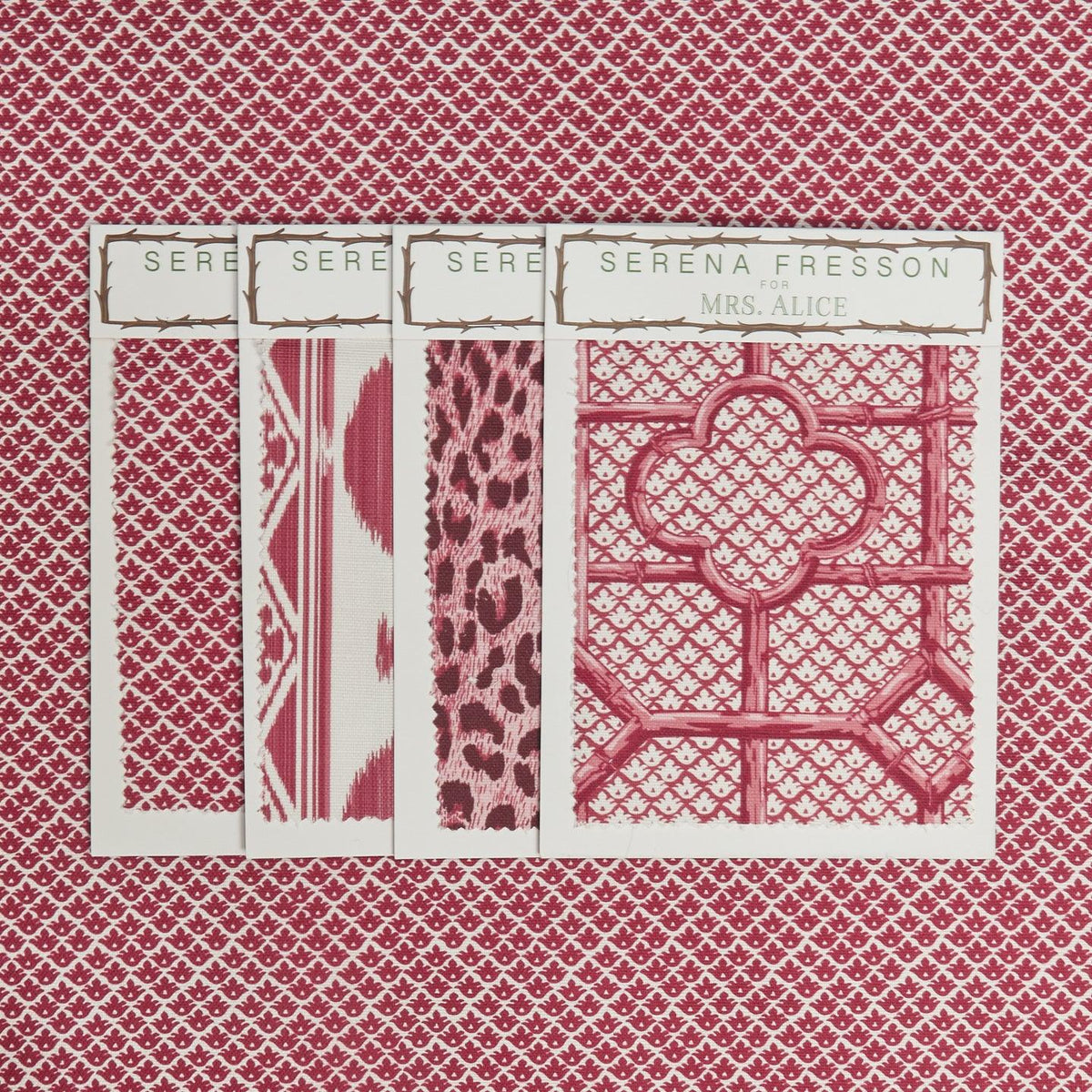 Raspberry Pink Lotus Flower Fabric