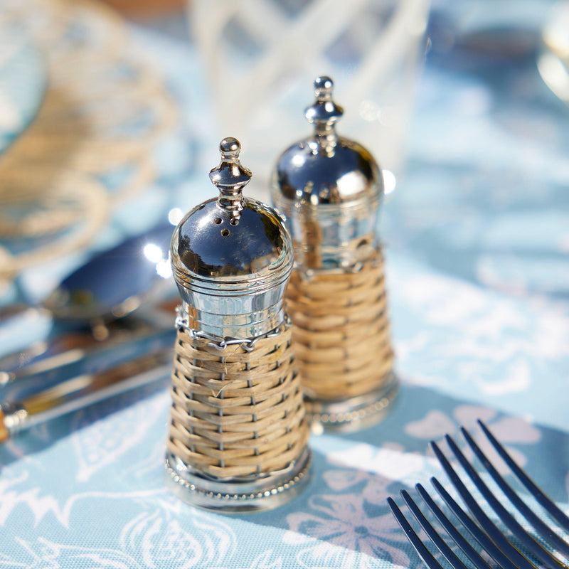 Rattan Salt & Pepper Set– Mrs. Alice