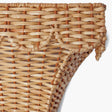 Rectangular Rattan Wall Sconce