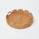 Round Rattan Scalloped Tray