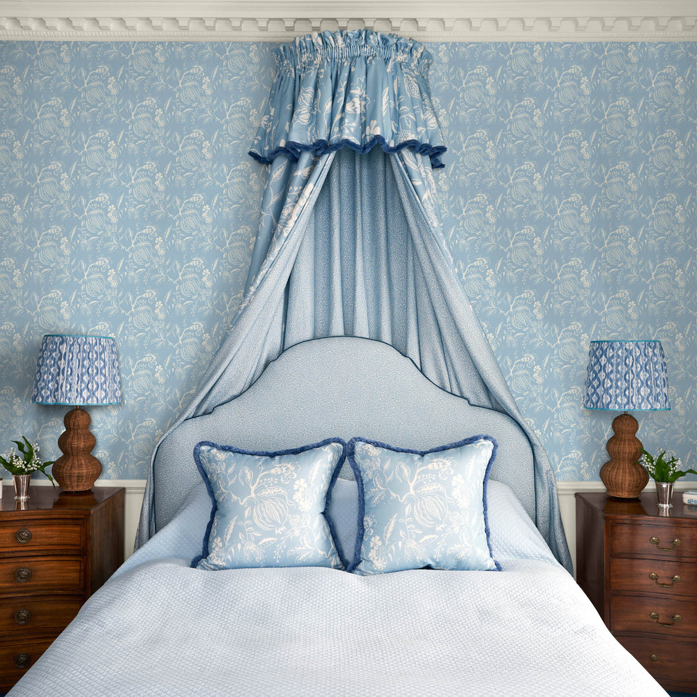 Blue Chelsea Square Wallpaper | Wallpaper | Mrs. Alice