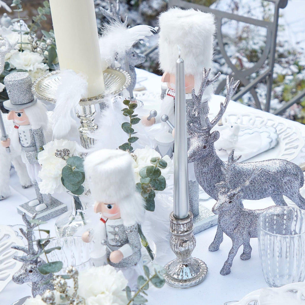 Silver Candles (Set of 8)