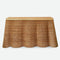 Vivienne Rattan Scalloped Console Table