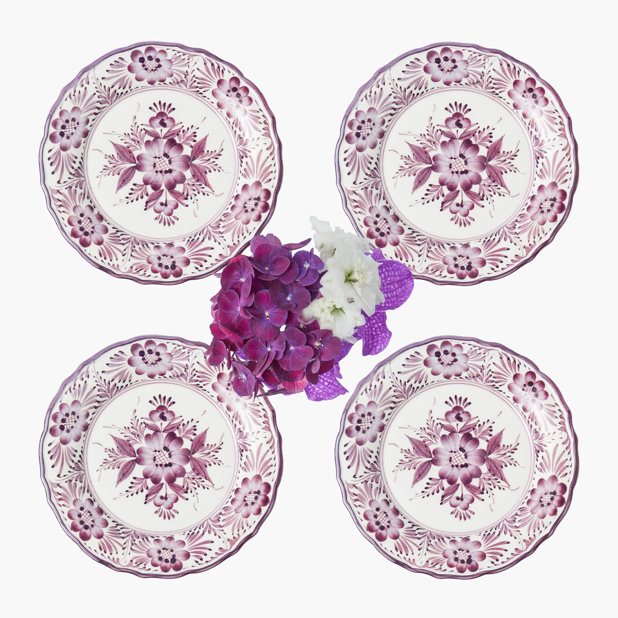 Purple Pandora Starter Plates (Set of 4)